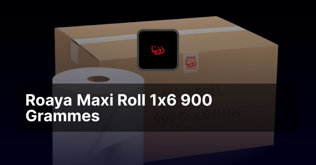 Roaya Maxi Roll 1x6 900 Grammes | Roaya Al Mustaqbal