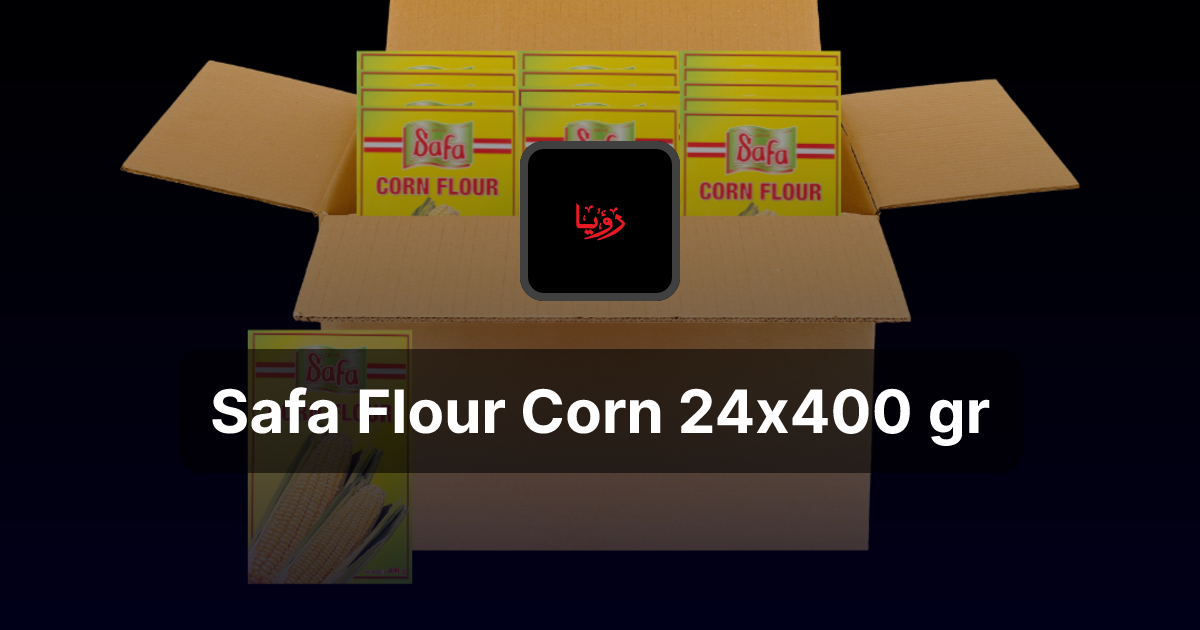 Safa Flour Corn 24x400 gr | Roaya Al Mustaqbal